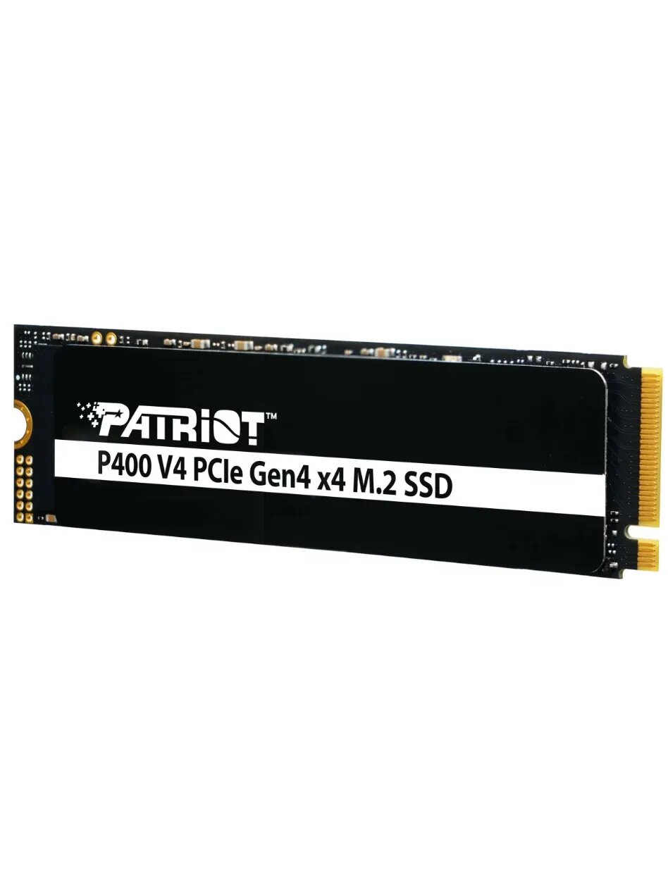 Накопитель SSD Patriot P400 М.2 2280, 1000ГБ, 3 бит TLC, 3D NAND, TLC, PCIe 4.0 x4