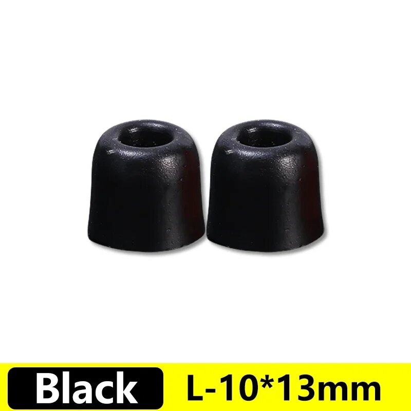 Насадки из пены BAPPSUS для наушников KZ Moondrop FiiO 6Pairs, L-Black