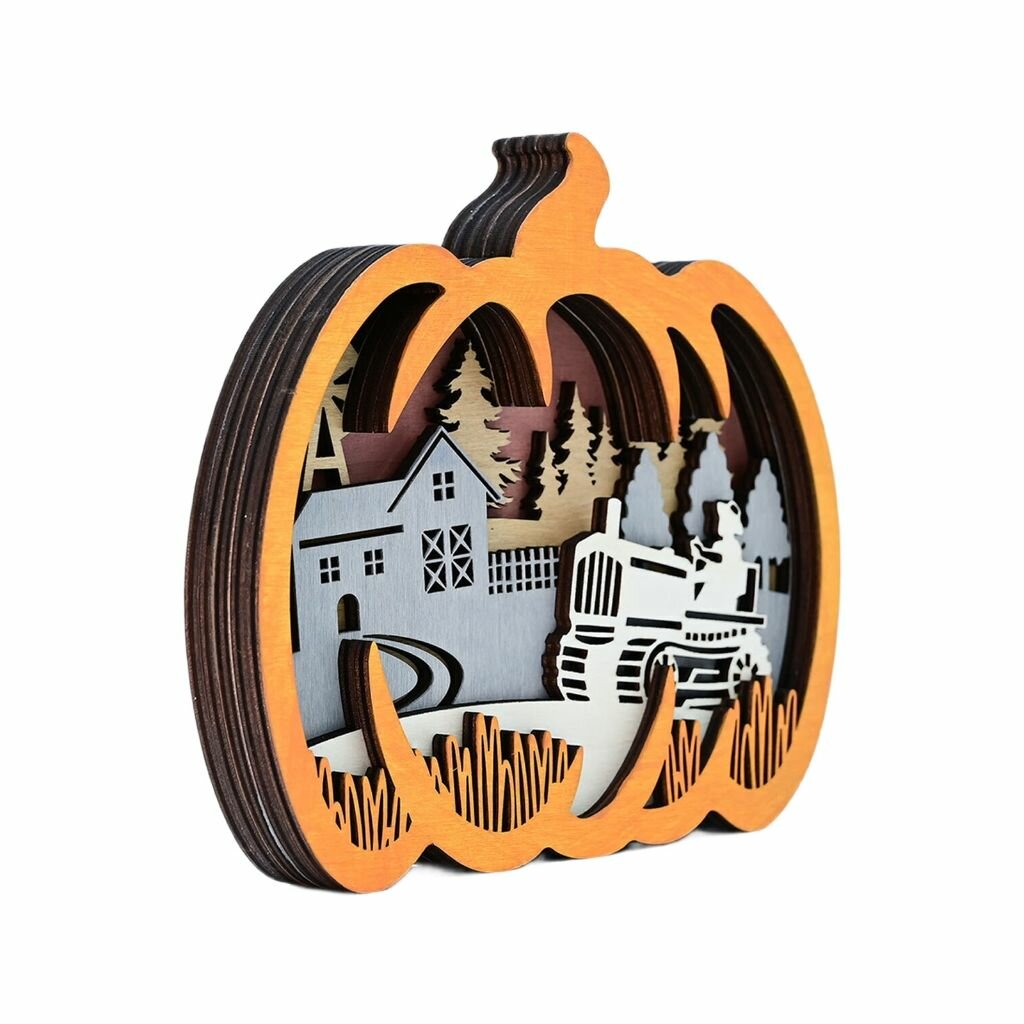 Фигурки, (1шт) Украшение для вырезания тыквы на Празднике урожая