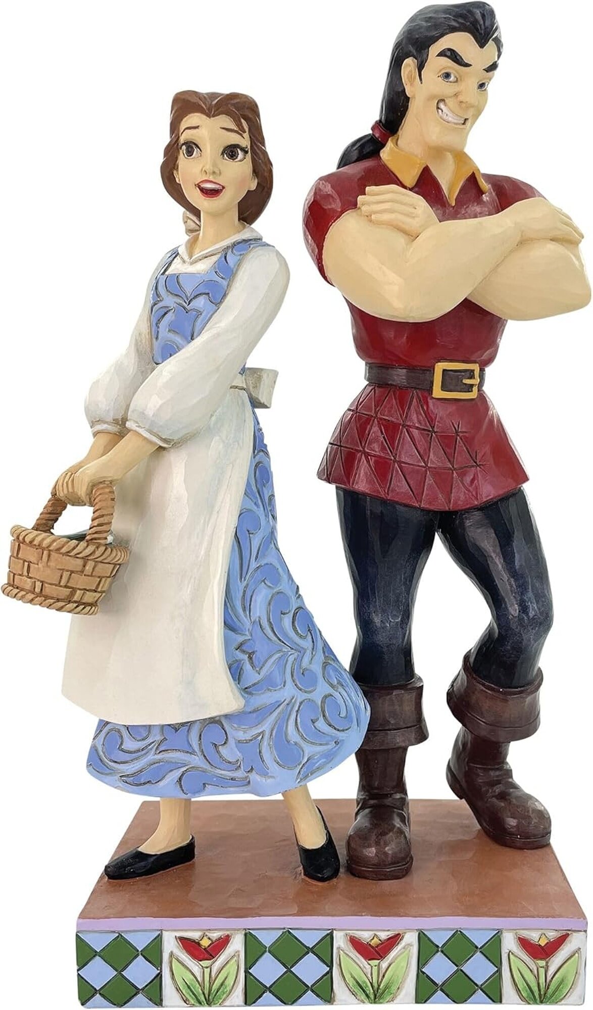 Коллекционная Фигурка Enesco Disney Traditions - Гастон против Белль Добро против Зла - 6016342
