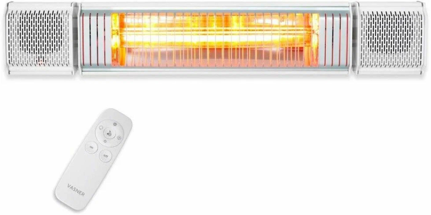 Обогреватель инфракрасный VASNER Appino Beatzz 2016VAB3, белый