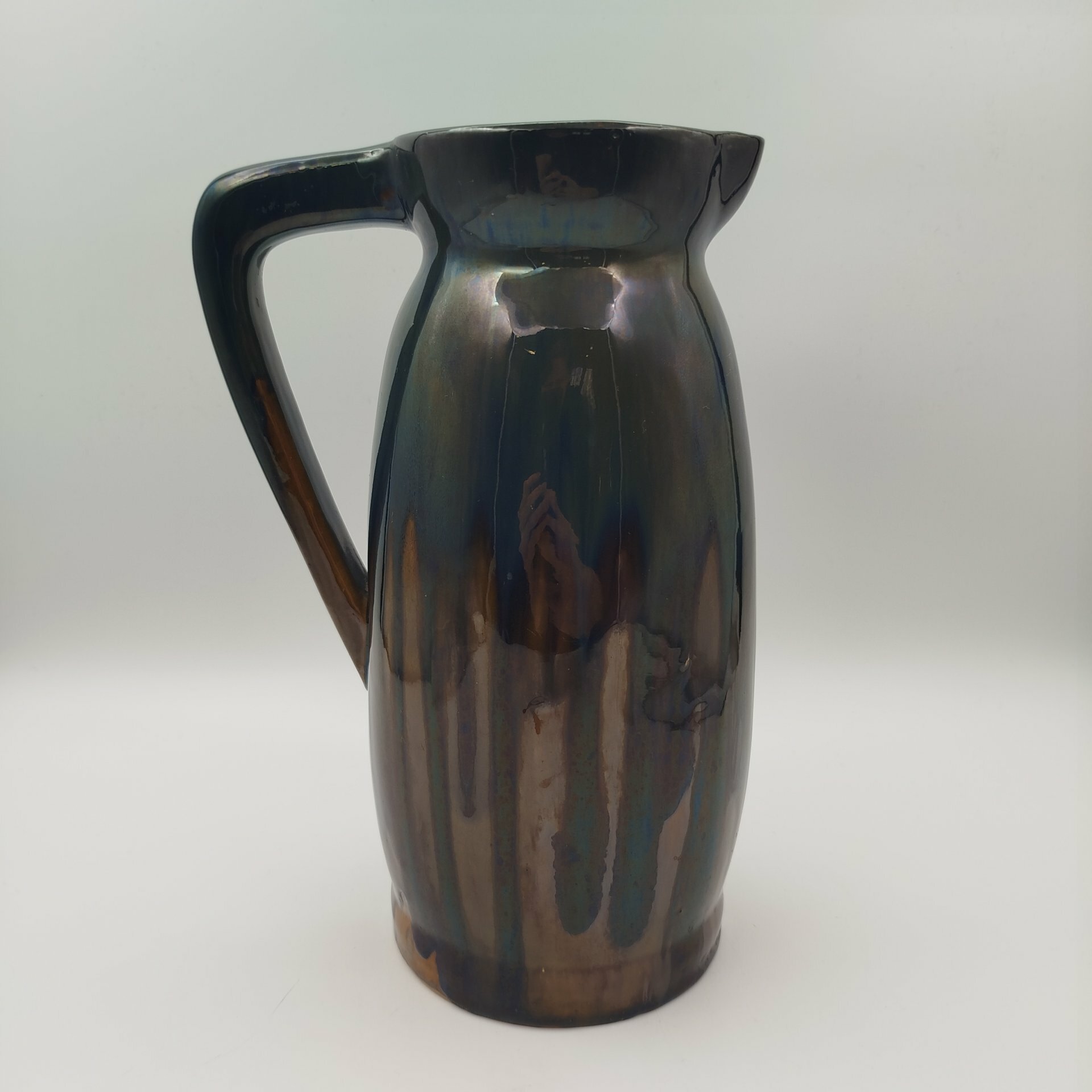 Кувшин, керамика, поливы, Россия, 1910-1940 гг.