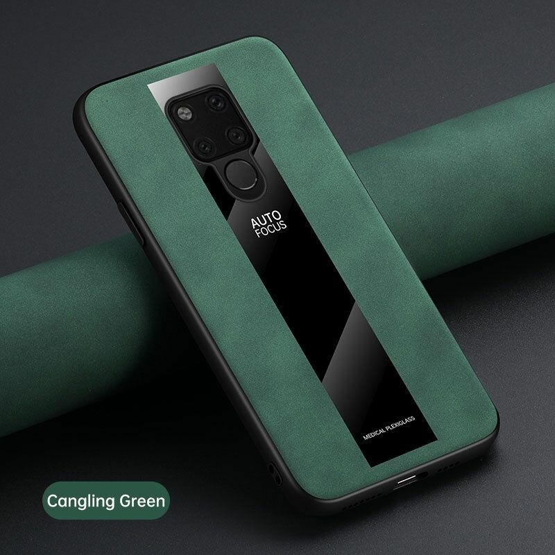 Чехол на Huawei Mate 20(Хуавей Мате 20) Роскошная кожа противоударный с защитой камеры