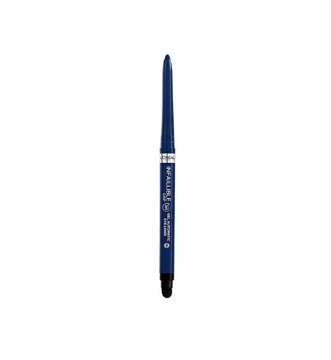 LOREAL PARIS Автоматический гелевый карандаш Infaillible Gel Automatic Eye Liner, Темно-синий, 13,5 г