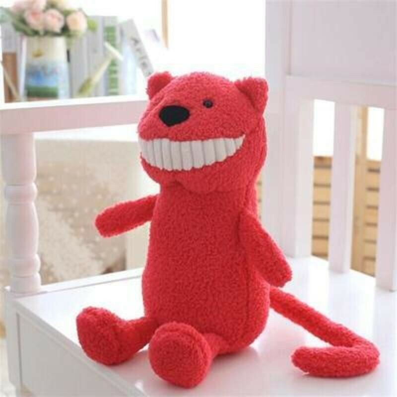 Plush and adorable 2021 new smile big teeth doll toys for creative child's play