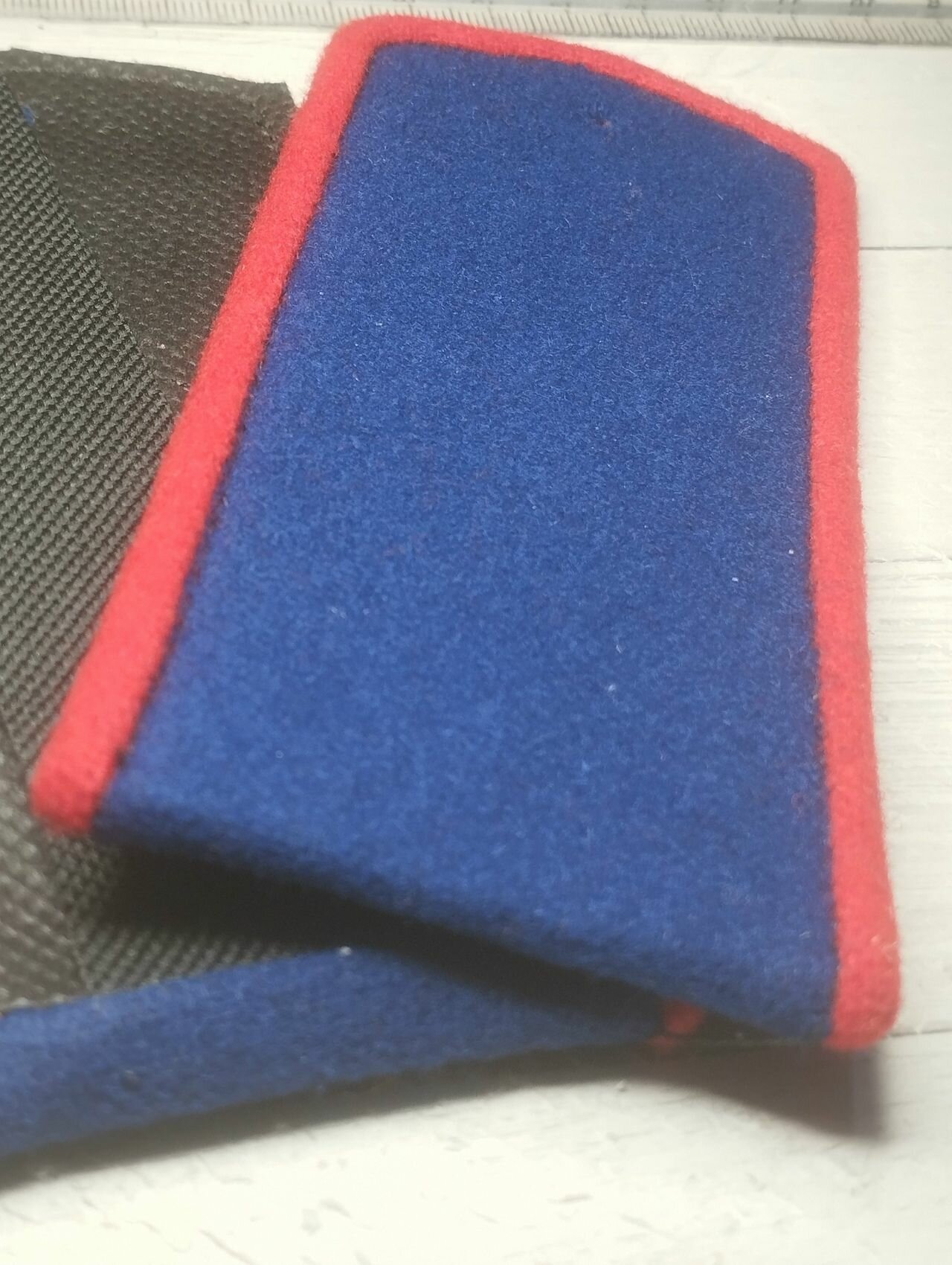 Пара Погоны Казаки ( синие, красный кант без просвета)