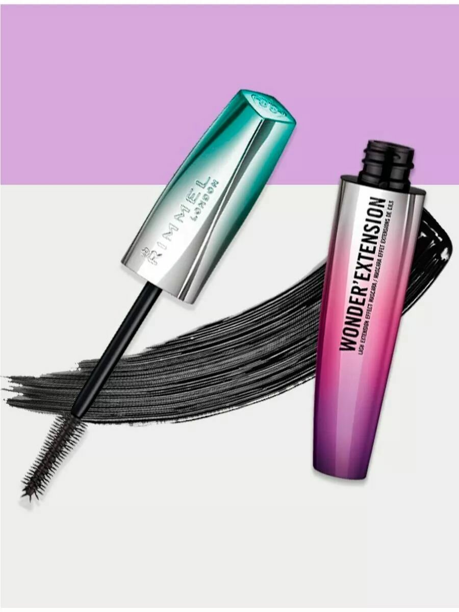 Rimmel Тушь для ресниц Wonder'Extension, черная, 11мл