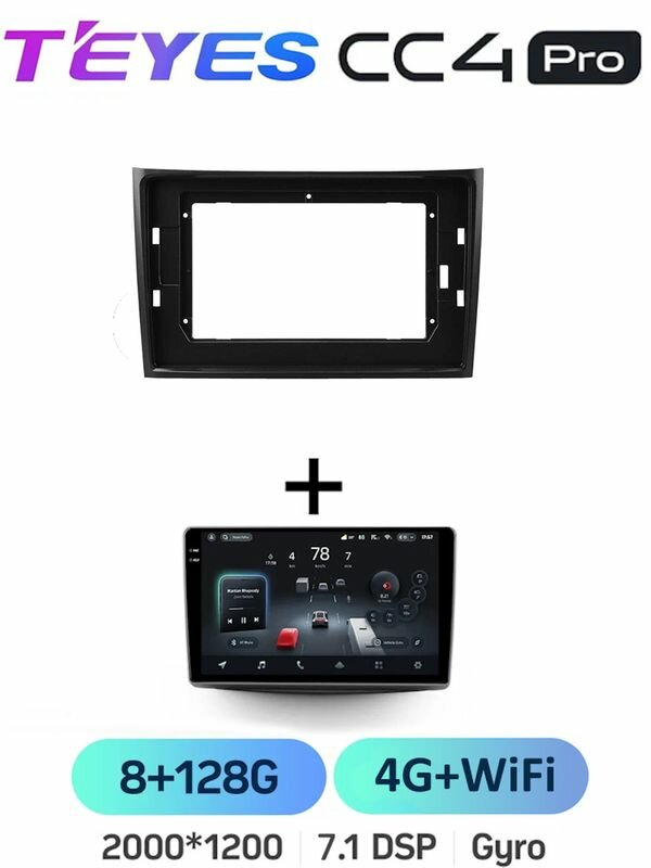 Магнитола Teyes CC4 Pro 8/128 Gb Volvo XC90 C 2002-2014 F2