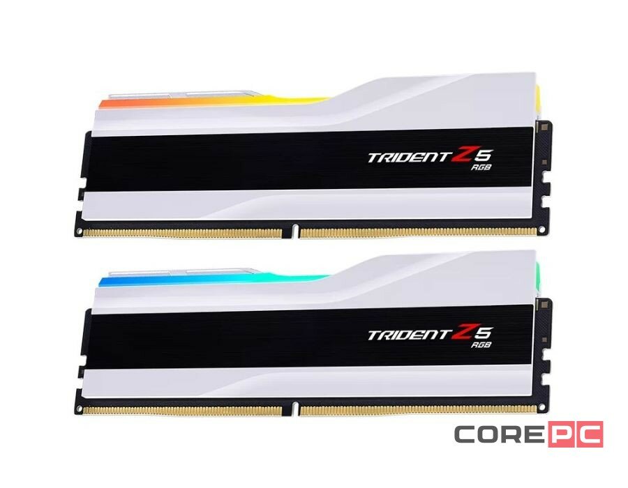 Оперативная память 64 Gb 6000 MHz G.Skill TRIDENT Z5 RGB White (F5-6000J2836G32GX2-TZ5RW)