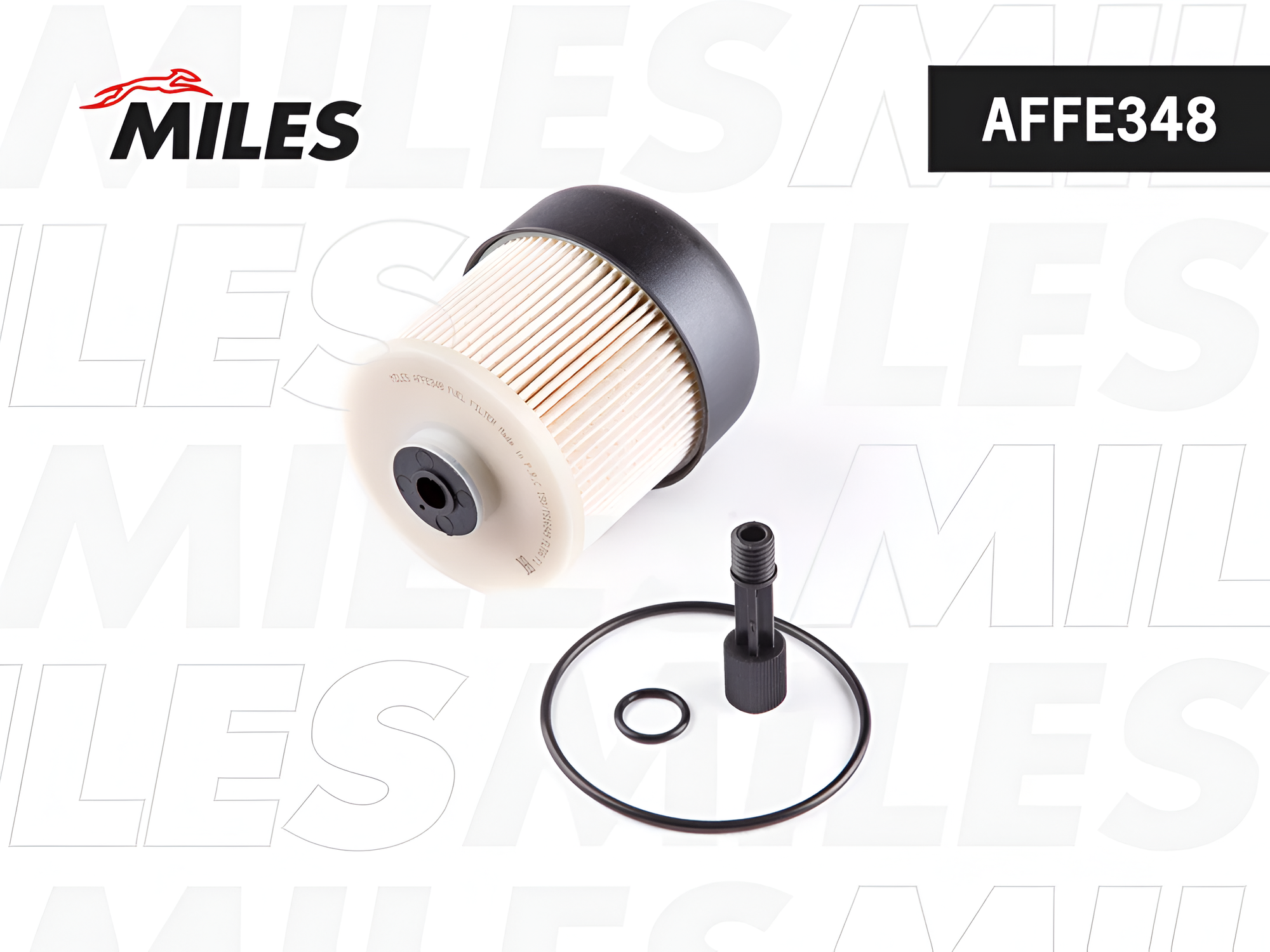 Фильтр топливный Miles, для Renault Duster, K9K, 1.5dCi, белый