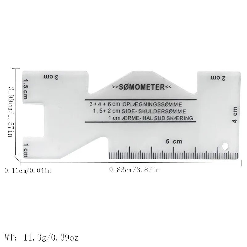 Линейка толщиной в стиле пэчворк, металлическая специальная линейка в стиле пэчворк, со швом, измеритель толщины, для одежды, портного, с линейкой