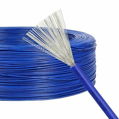 Медный провод UL1571 32-16 AWG с ПВХ изоляцией 32AWG, Blue, 10 meters