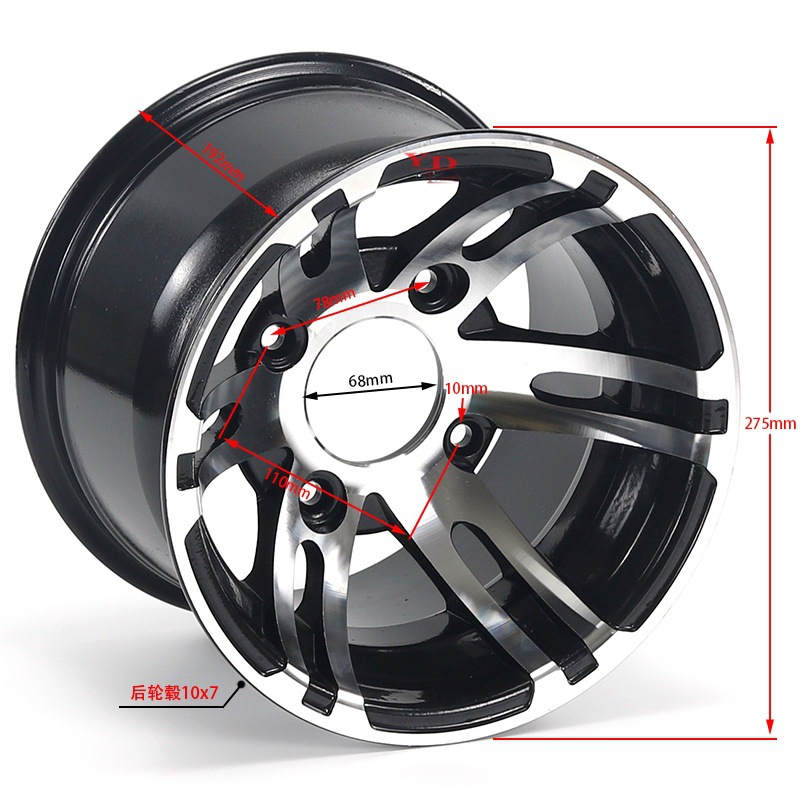 Колеса для квадроциклов ATV kart 22x7-10/22x10-10 дюймов с передними и задними колесными дисками
