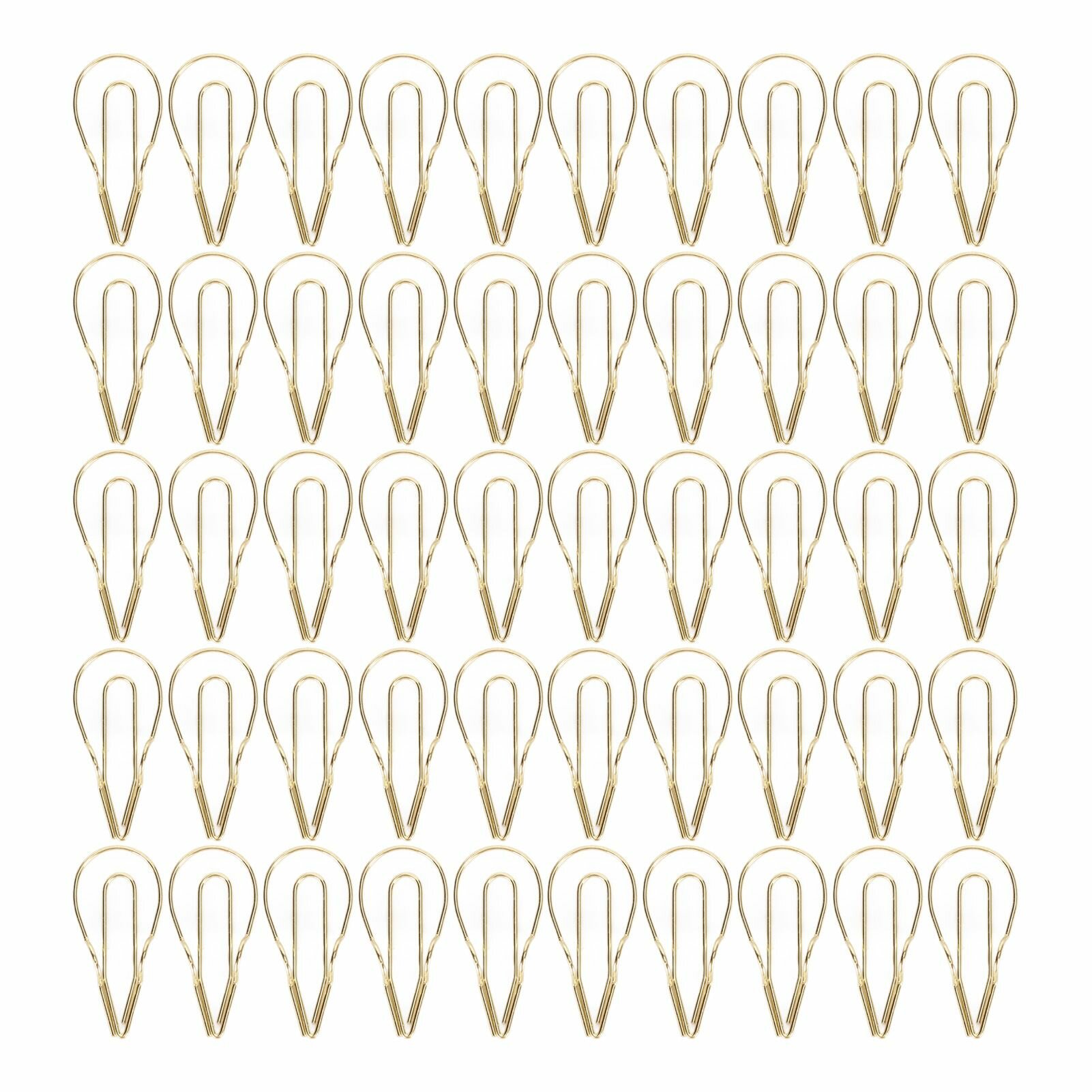 50 зажимов для ручек (металлические, для книг/журналов)