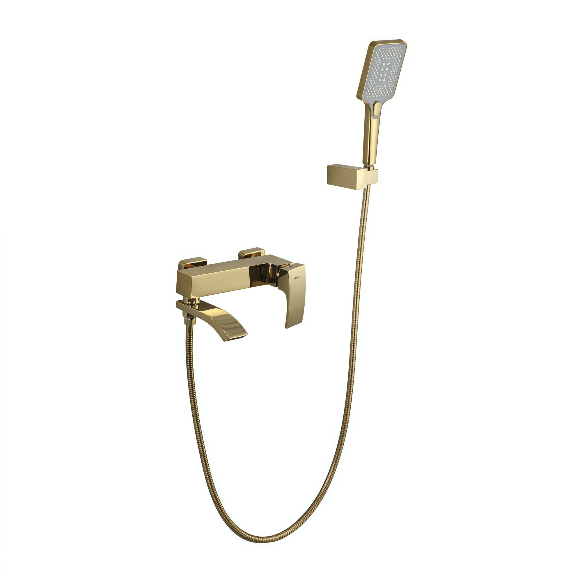 Смеситель для ванны Gappo G3207-3, однорычажный, золото