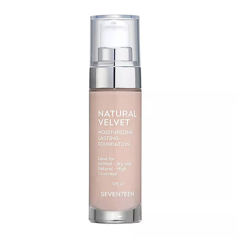 SEVENTEEN NATURAL VELVET Тональный крем длительного действия тон 3
