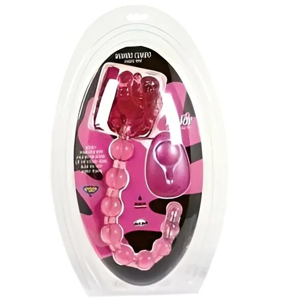 Слоник «Mumbo Cumbo» от Toy Joy с анальной цепочкой, 6 режимов