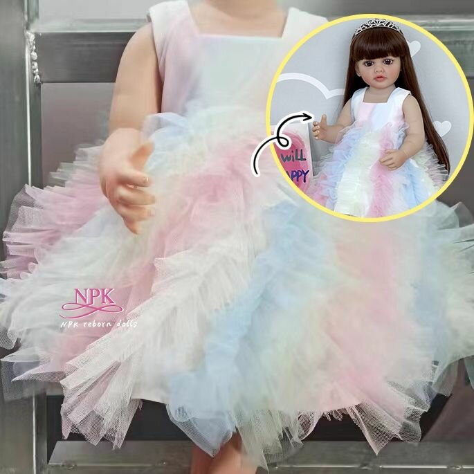Кукла реборн одежда NPK Подходит для 50-55 см Набор одежды для куклы