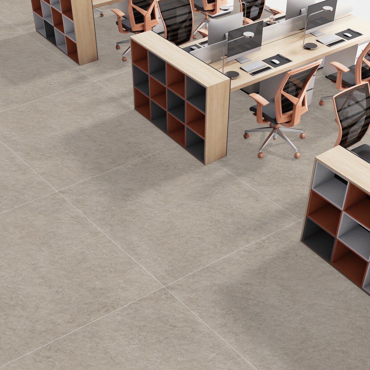 Керамогранит Neodom Jackstone Amber Matt Str 120x120 N40046 бетон матовая Глазурованная, Износостойкая, Морозостойкая, морозостойкая