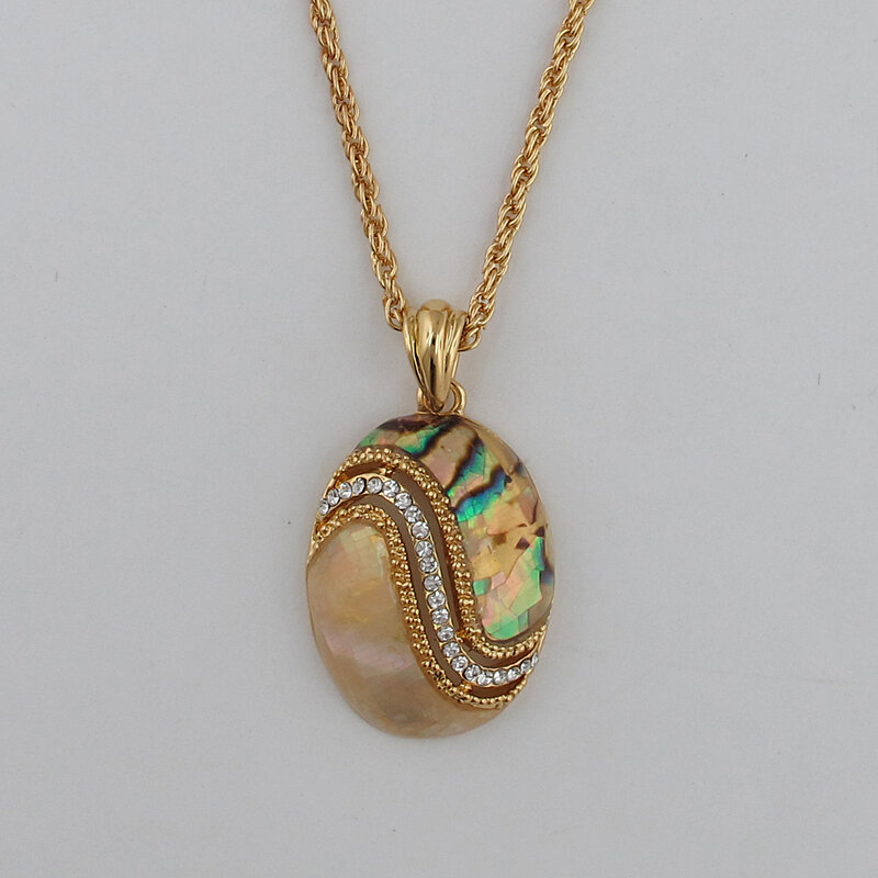 Колье Эстет, циркон, полимерная глина