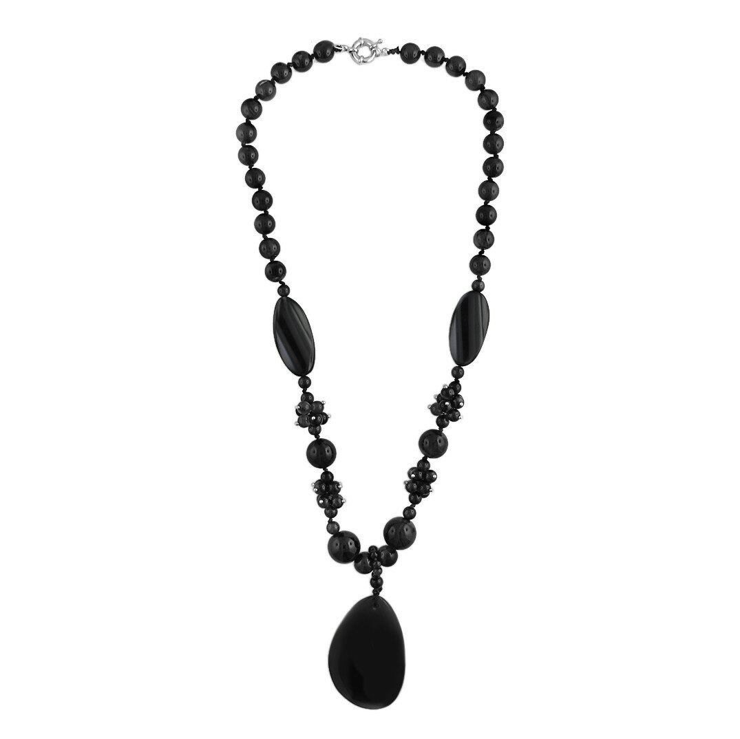 Колье, агат