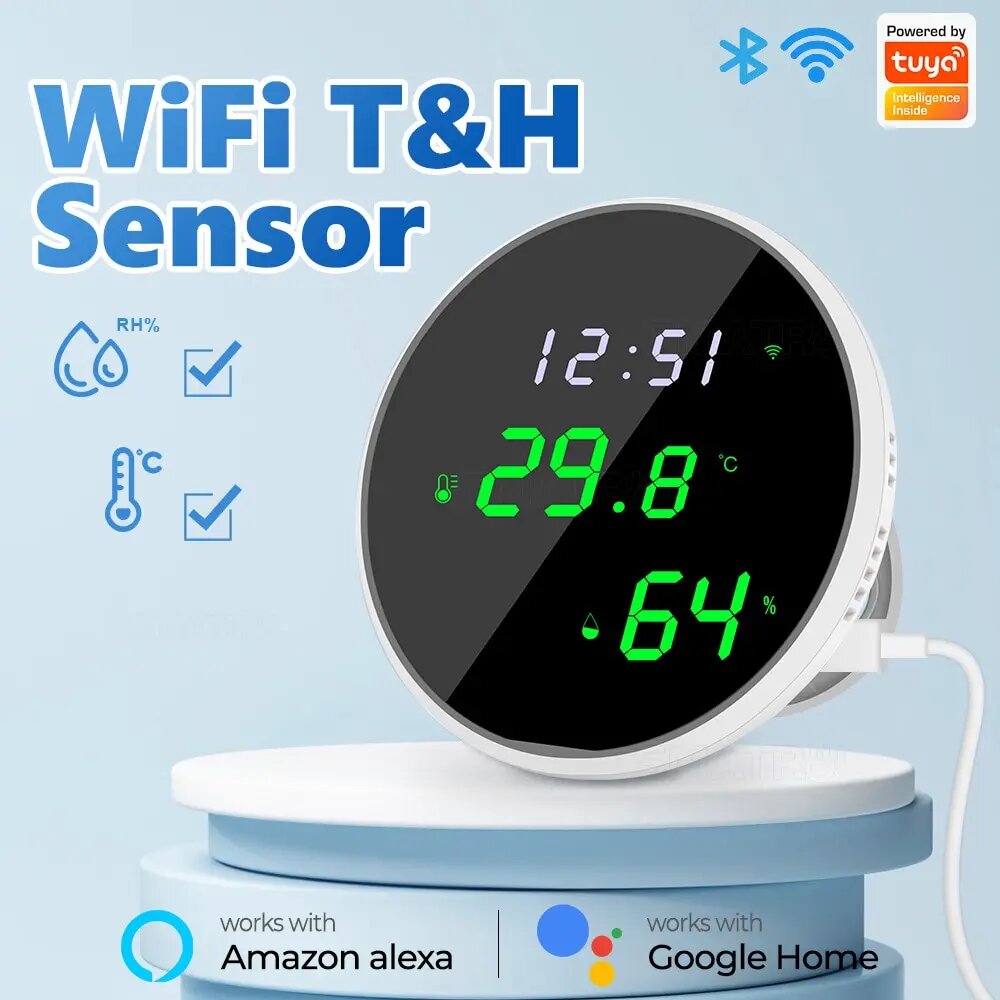 Tuya TH03 Wi-Fi датчик температуры и влажности