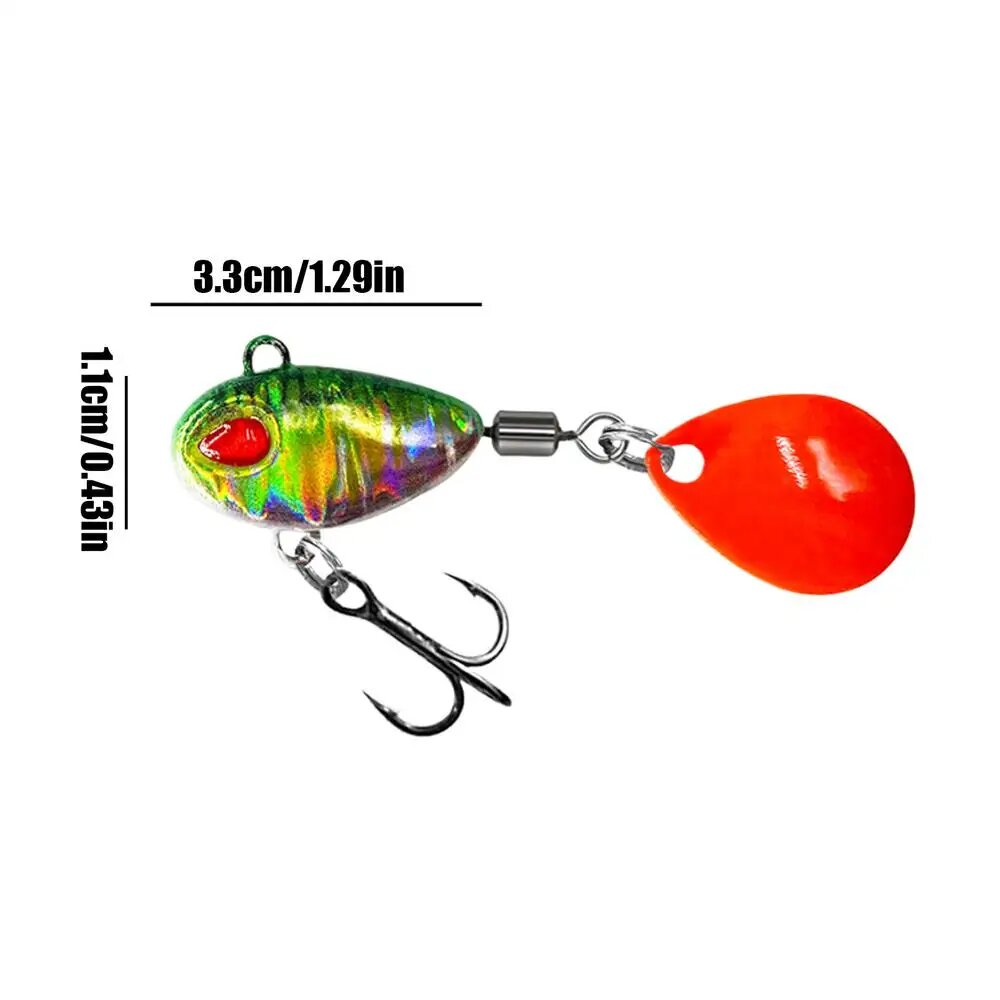 Металлический спиннер-воблер для рыбалки Green