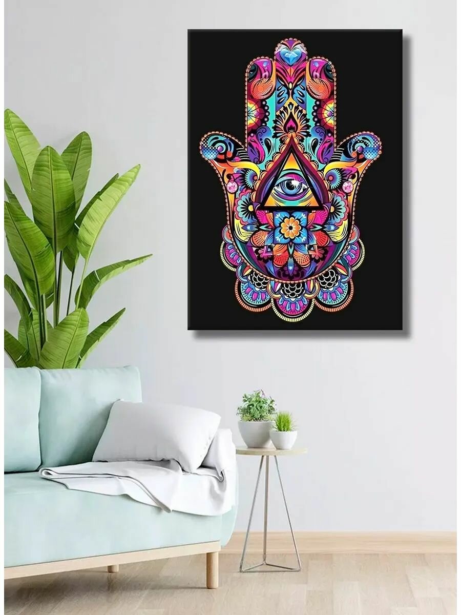 Картина "Рука защиты", для интерьера 50х70см 1шт.