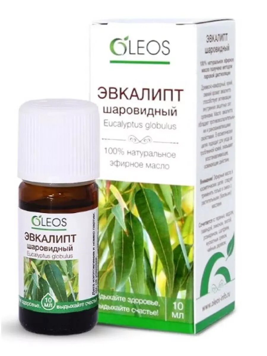 Масло эфирное эвкалипт шаровидный 10 мл-1шт