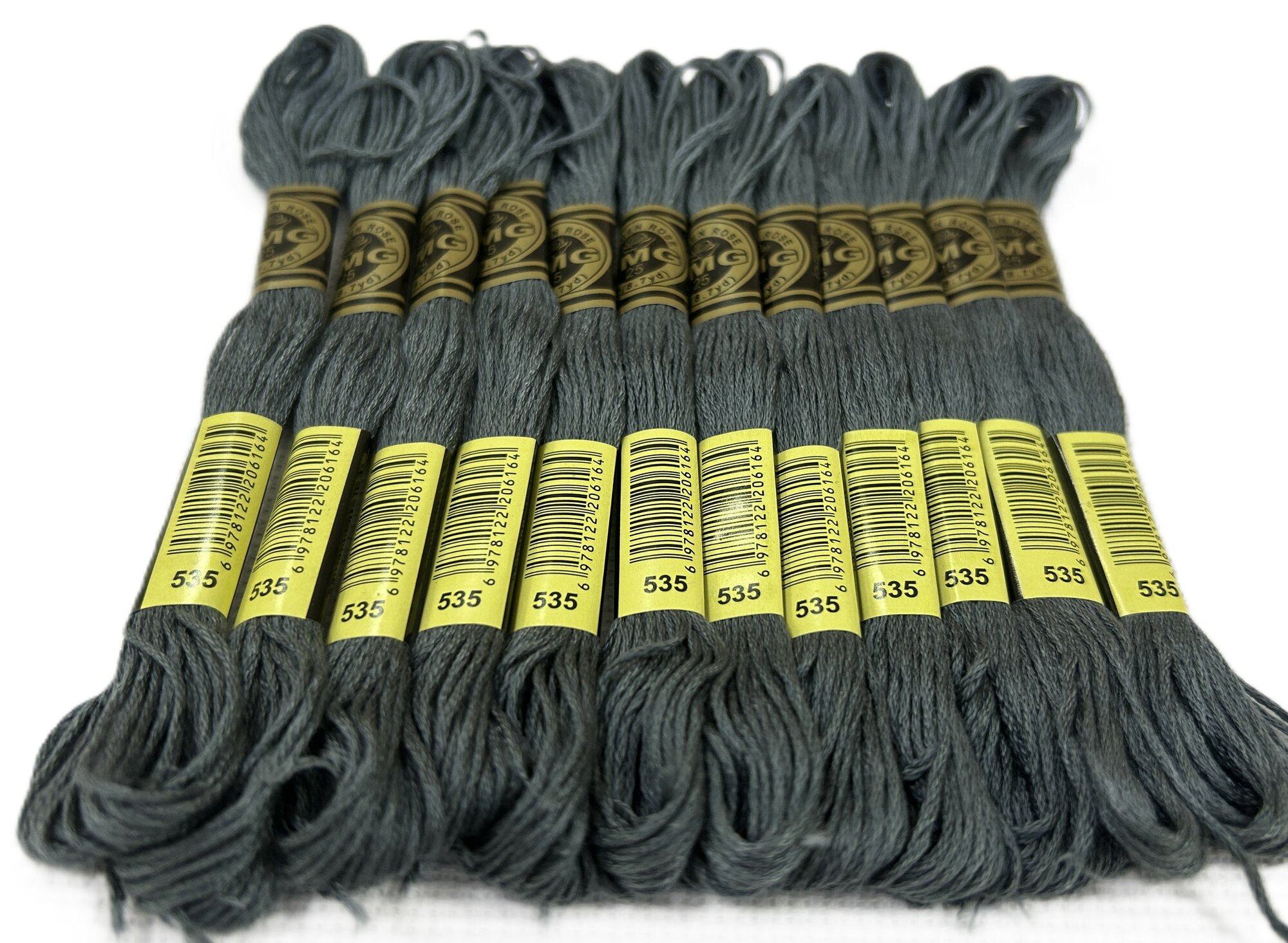 Нитки для вышивания JMC мулине (150-3866) 100% полиэфир 12 штук x 8 м