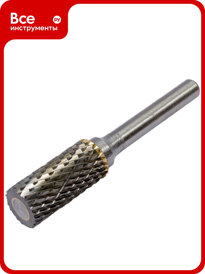 Борфреза цилиндрическая (тип A; 12х25 мм, хвостовик 6 мм) KORNOR, 312122506