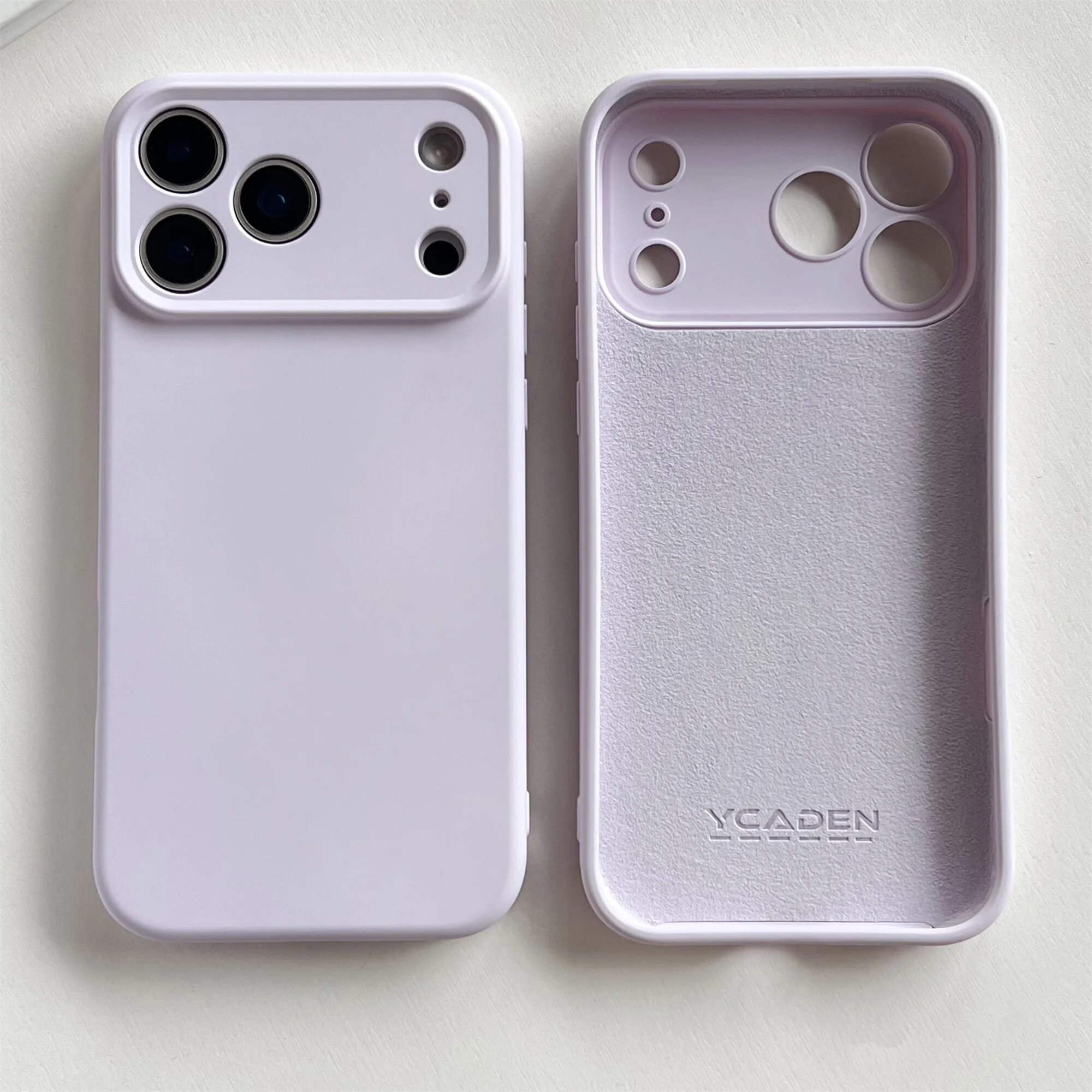 Чехол для iPhone 17 Pro Max, Grass purple, жидкий силикон