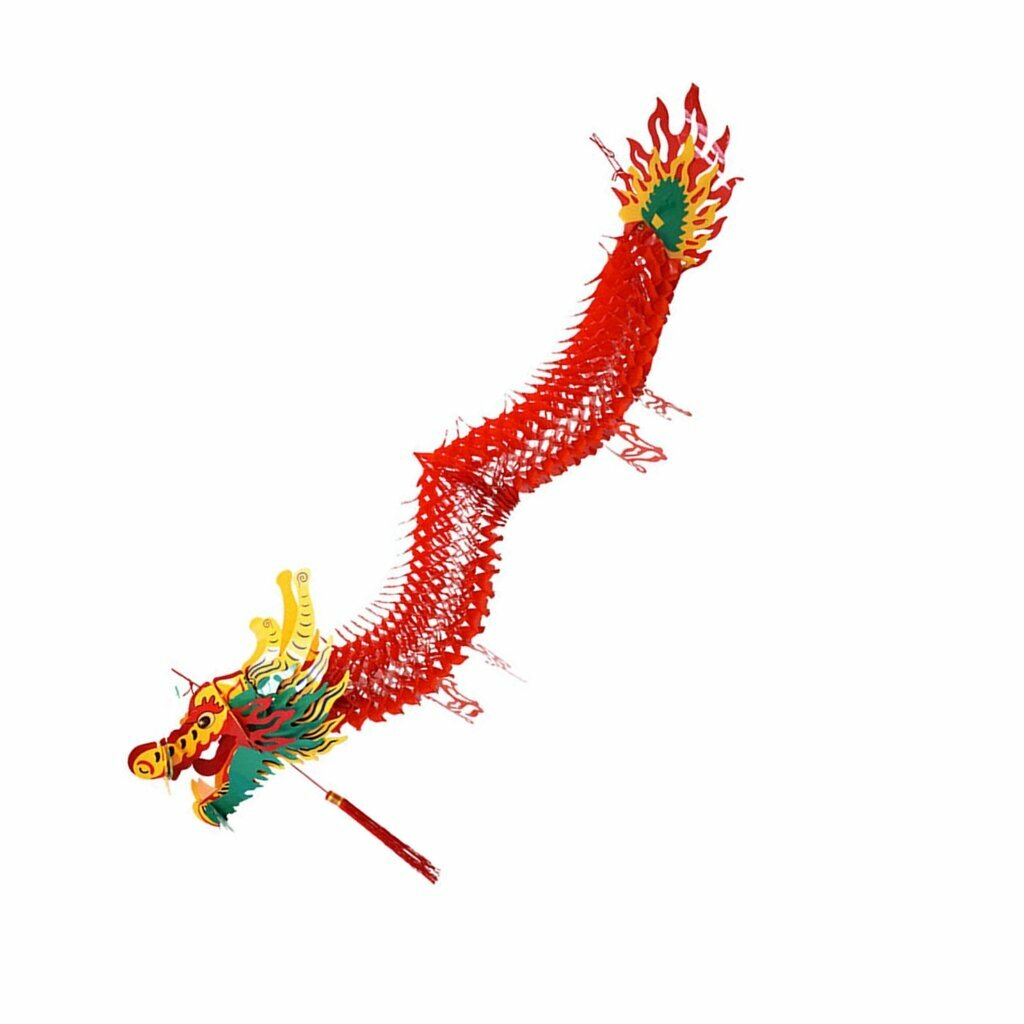 Праздничный бумажный Dragon Decor Традиционный китайский фестиваль фестиваля Dragonboat Festival