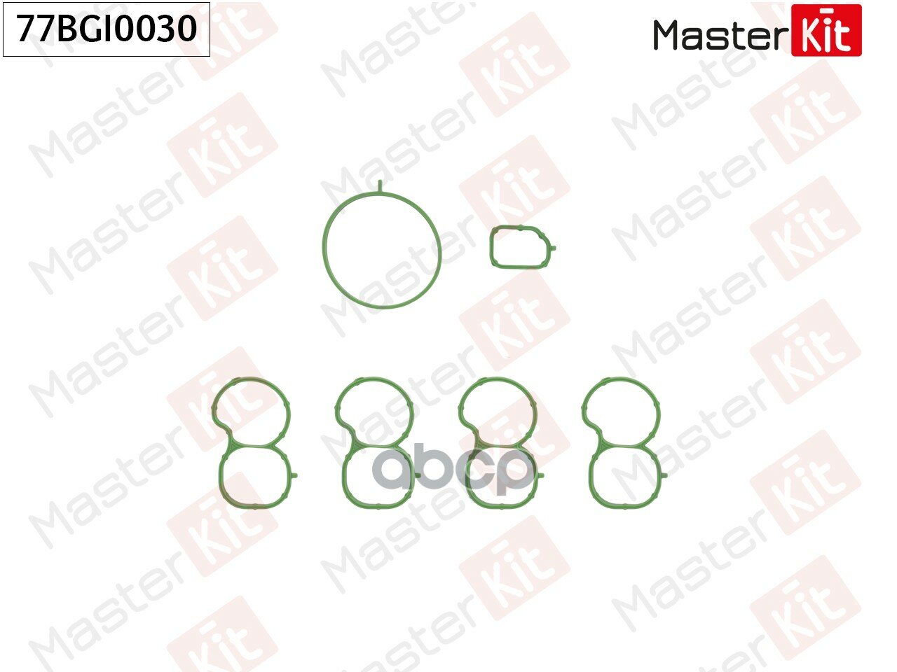Комплект прокладок впускного коллектора FIAT 500X (334_) 552 80 444,552 60 384 MasterKit арт. 77BGI0030