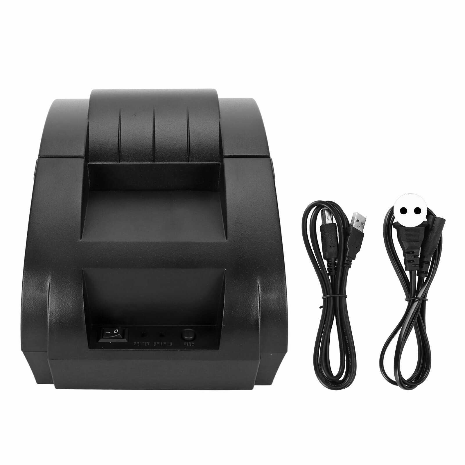 Термопринтер, 58 мм, 90 мм/с, ширина 58 мм, 203 точки на дюйм, USB-интерфейс, ESC, POS-совместимый принтер для доставки этикеток, 100 240 В, USB, вилка европейского стандарта