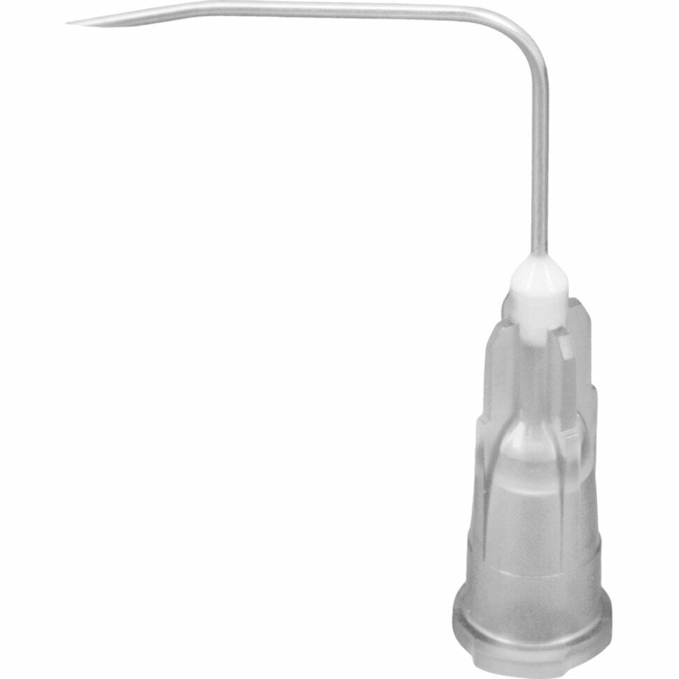 Игла Губера изогнутая, прямой угол, HC 2220 22G (0,7х20 мм) KDL 10шт/уп, 2360039