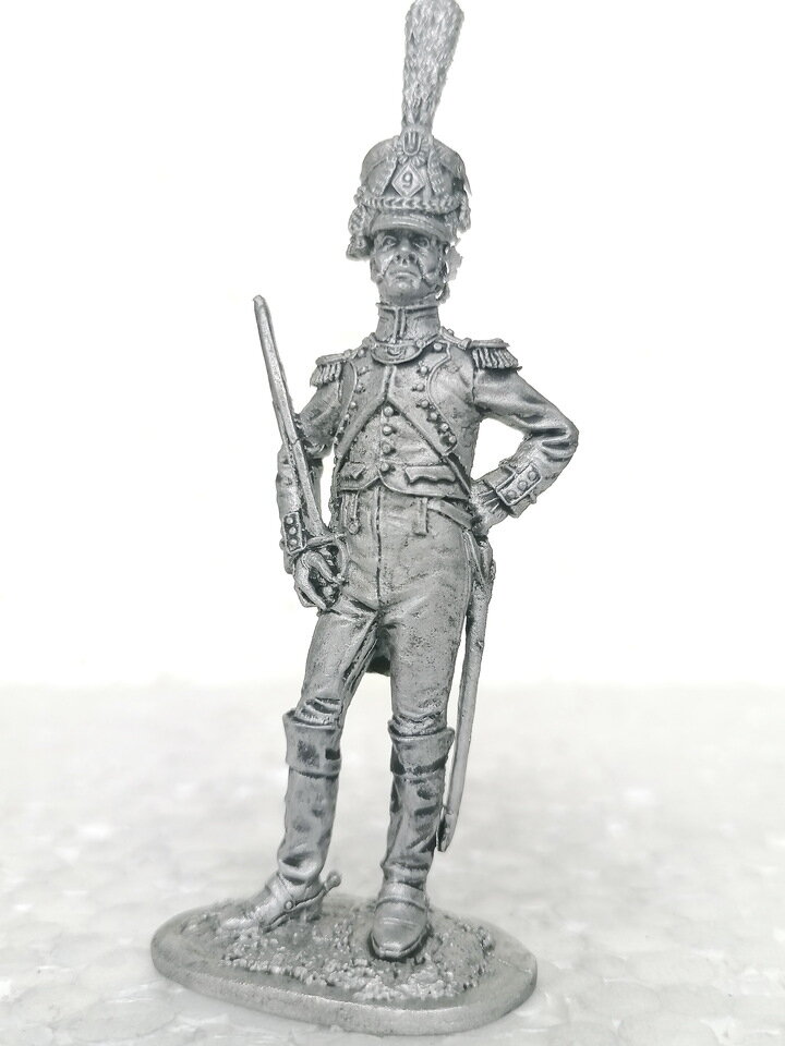 Статуэтка - Фигурка "Франция, армия Наполеона, офицер линейной пехоты, оловянный солдатик, 54 мм"