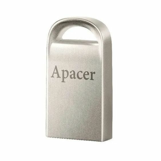 Память USB Flash 32 ГБ Apacer AH115 (AH115) серебристый - открытый, металл, USB Type-A