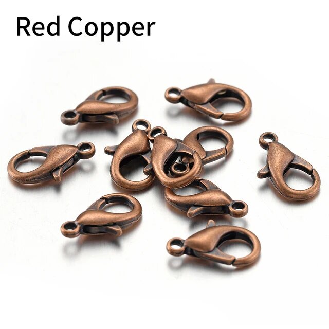 Застежки-карабины Red copper 10mm, 50шт