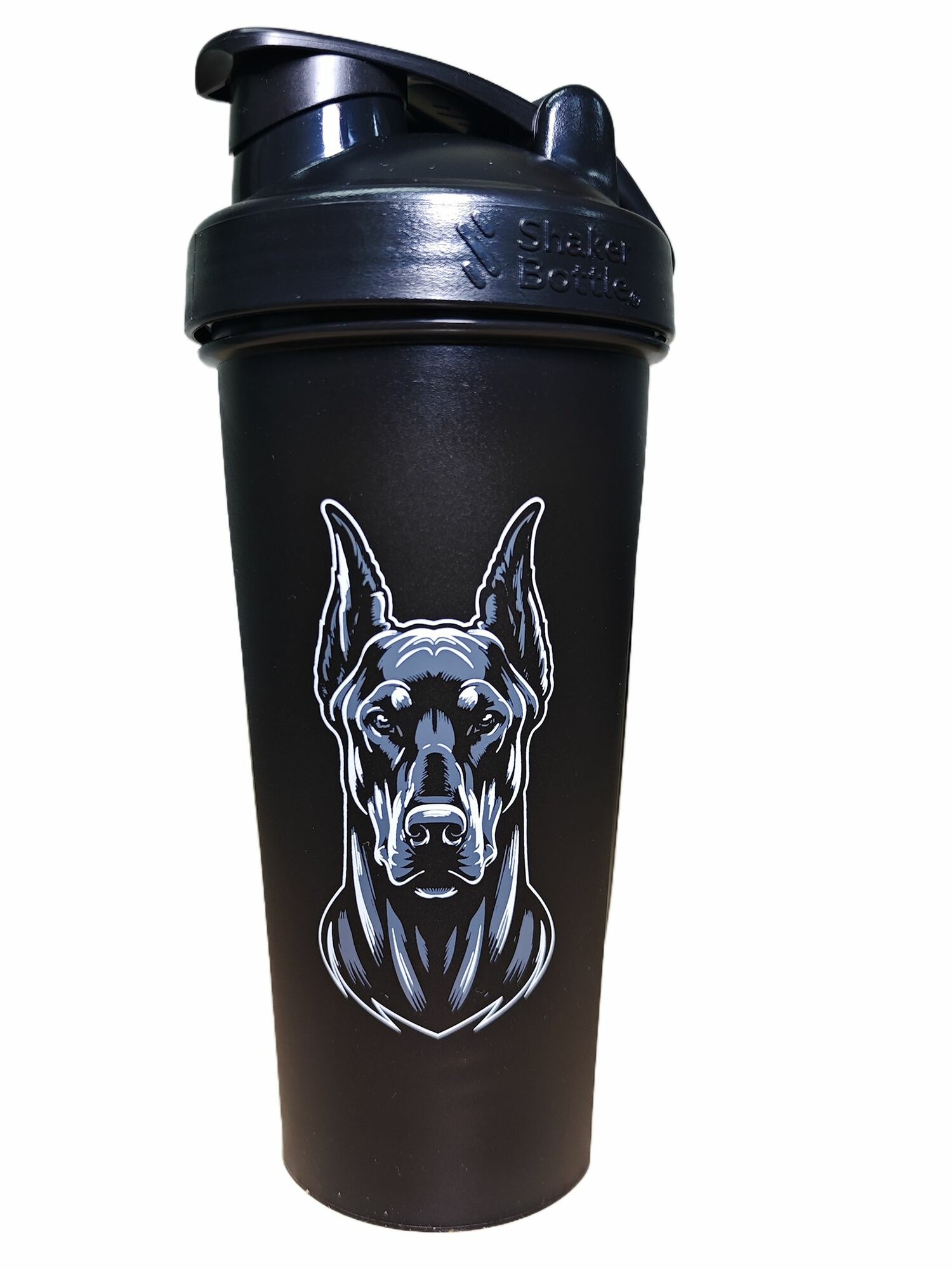 Shaker Bottle The Doberman Шейкер пластиковый c крючком, 700 мл