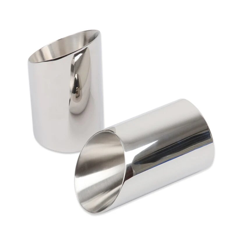 Насадки на глушитель автомобиля из нержавеющей стали, автомобильные аксессуары для Ford Kuga Escape, аксессуары 2013, 2014, 2015, 2016, 2017, Silver