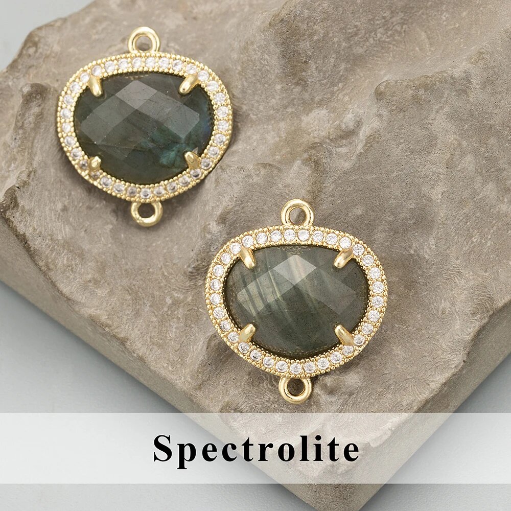 Подвески Spectrolite изумрудные, 4 шт. ME5108