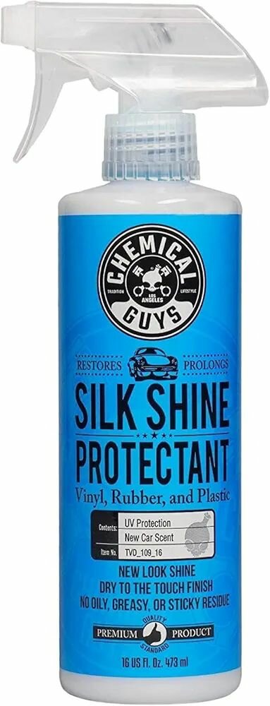 Чернитель резины и пластика Chemical Guys Silk Shine Spray-able Dry-To-The-Touch Dressing and Protectant