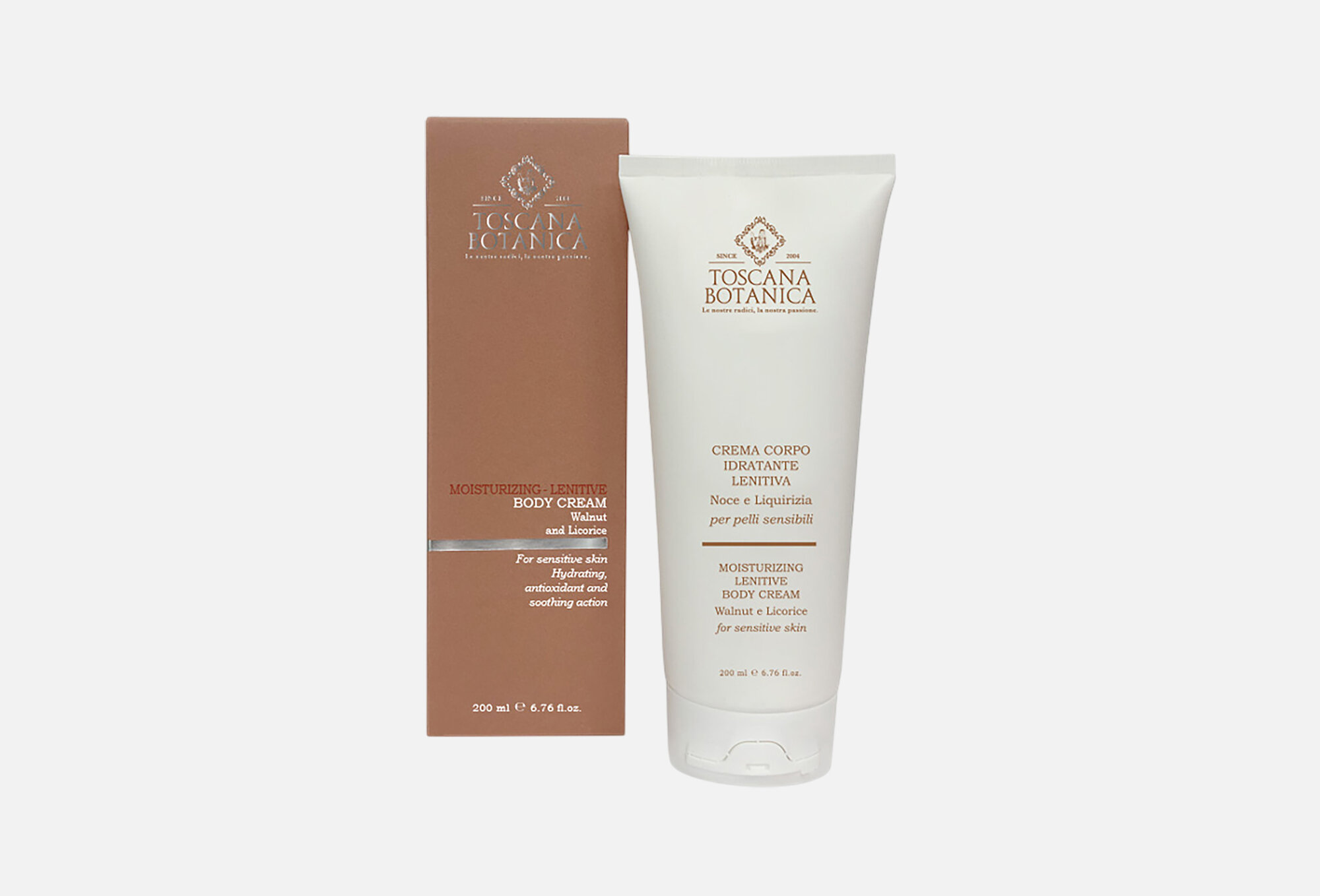Успокаивающий крем для тела TOSCANA BOTANICA CORPO IDRATANTE 200 мл