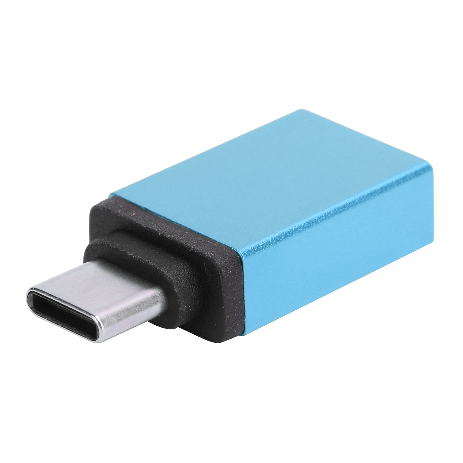 Адаптер типа C, конвертер для мобильных телефонов, ноутбуков, USB, быстрая зарядка, компьютерные аксессуары (голубое озеро)
