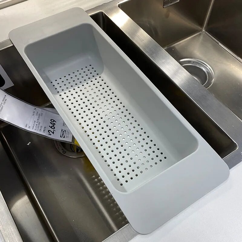 Корзина с фильтром для мойки，Корзина для мойки с отверстиями / Дренажная корзина для кухонной мойки