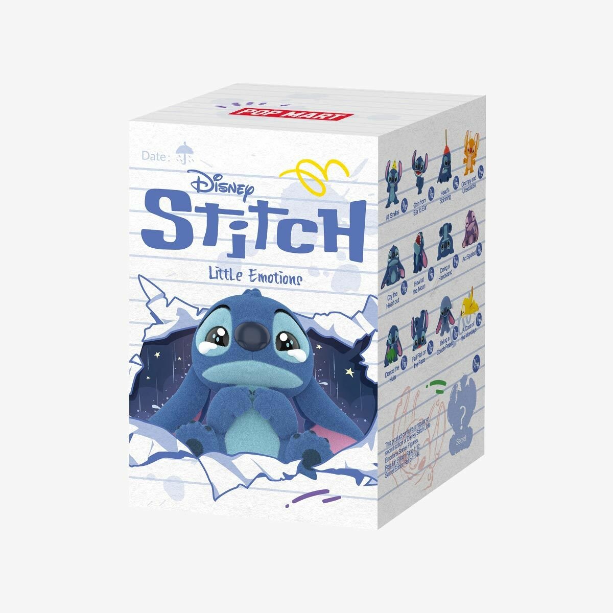 Коллекционная фигурка POP MART Disney Stitch Little Emotions Series Figures