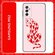 Чехол на Samsung Galaxy M52 / Самсунг Галакси M52 с принтом "Heart panther 1 - 1...