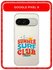Чехол на Google Pixel 9 / Гугл Пиксель 9 с принтом "Summer surf club", прозрачны...