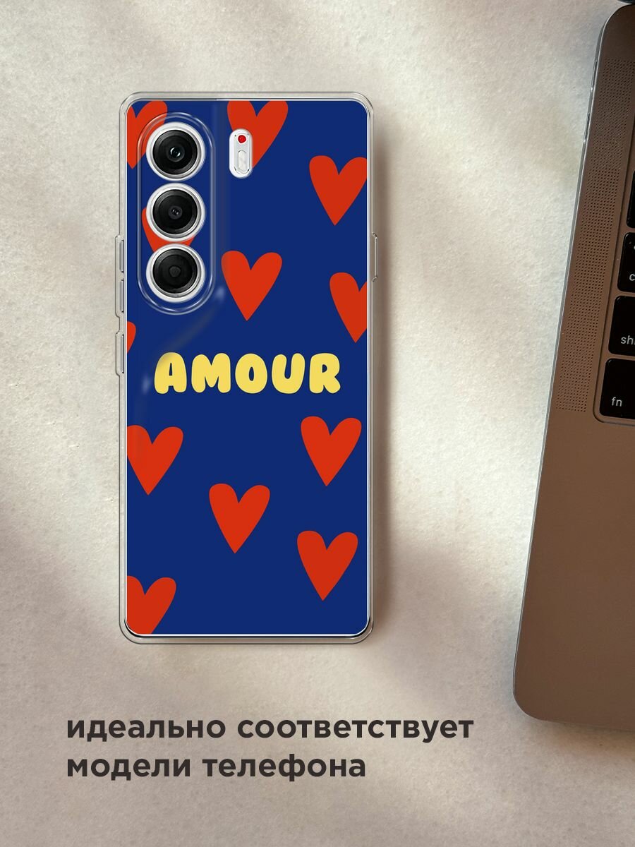 Чехол на Tecno Camon 40 Pro 5G / Текно Камон 40 Про 5G с принтом "Amour art - 14 февраля" — фото 1